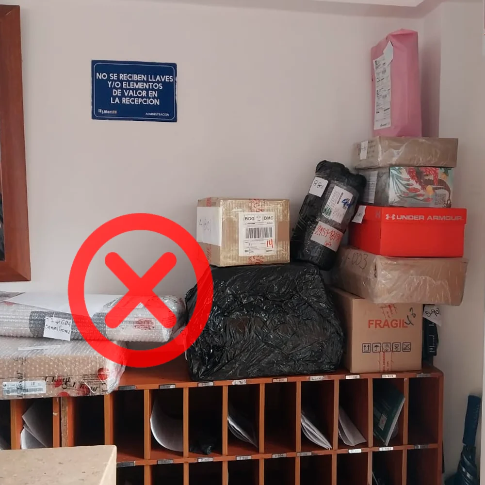 Gestión de paquetería en propiedad horizontal